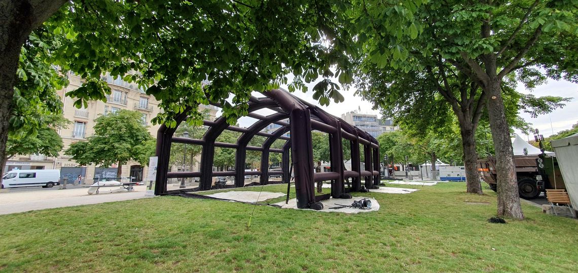 Drone cage | Michelin Inflatable