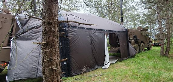 Poste de commandement mobile gonflable | Michelin Inflatable